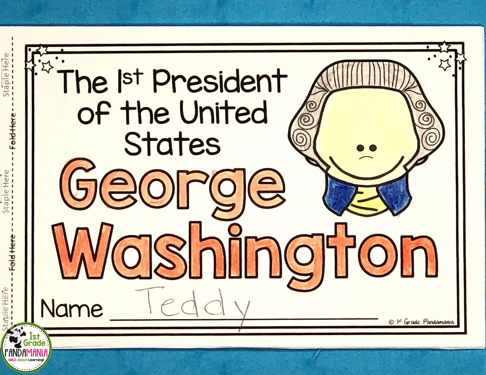 FREEBIE Sample of My Presidents' Day Pack! - 1st Grade Pandamania