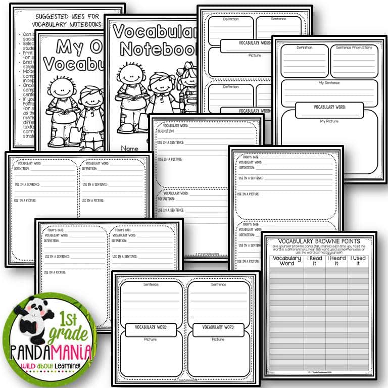 Vocabulary Every Day! - 1st Grade Pandamania
