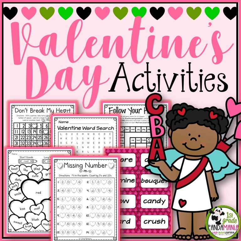 Valentine's Day FUN While Learning Plus FREEBIE! - 1st Grade Pandamania