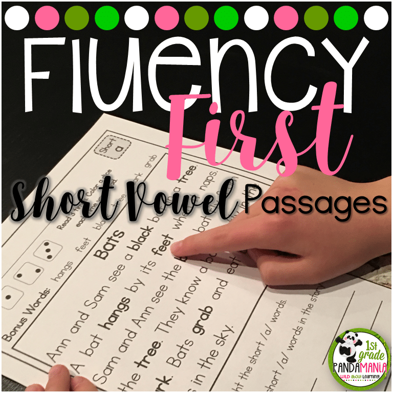 Improving Reading Fluency at the End of the Year - 1st Grade Pandamania