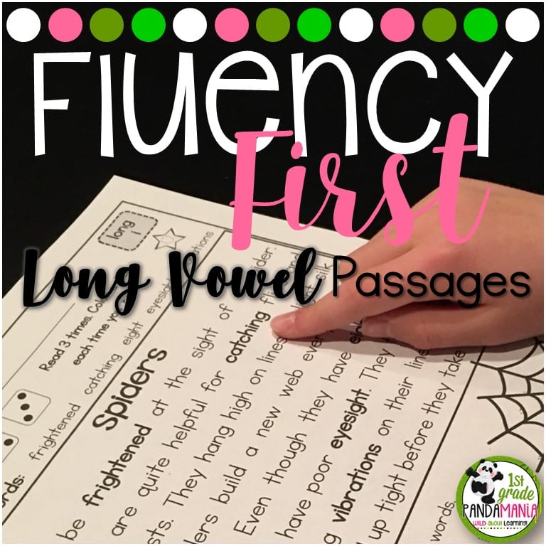 Improving Reading Fluency at the End of the Year - 1st Grade Pandamania