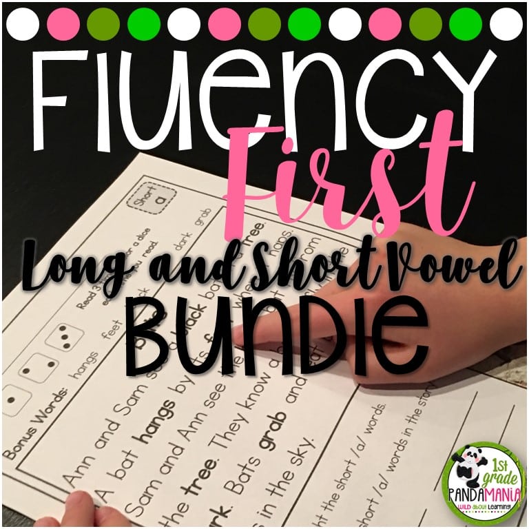 Improving Reading Fluency at the End of the Year - 1st Grade Pandamania