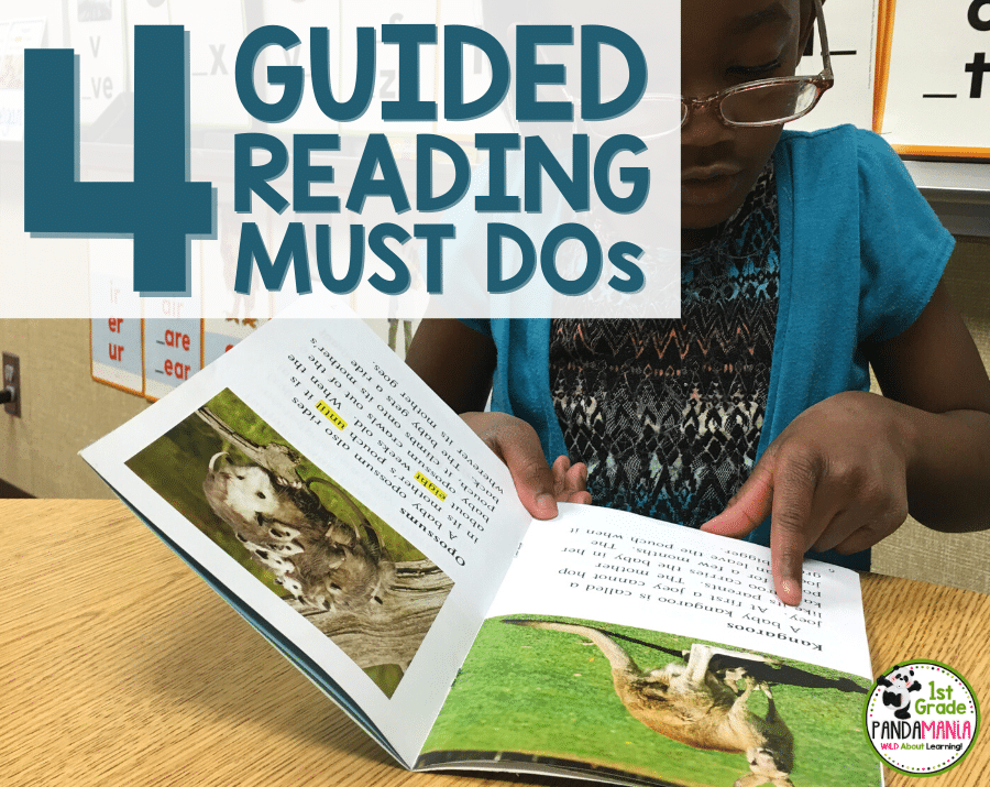 4 Guided Reading Must-Dos - 1st Grade Pandamania