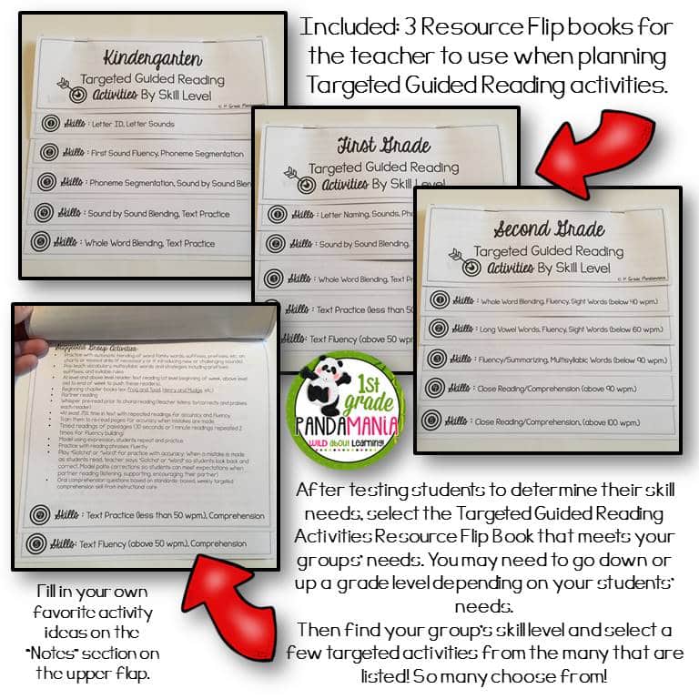 4 Guided Reading Must-Dos - 1st Grade Pandamania