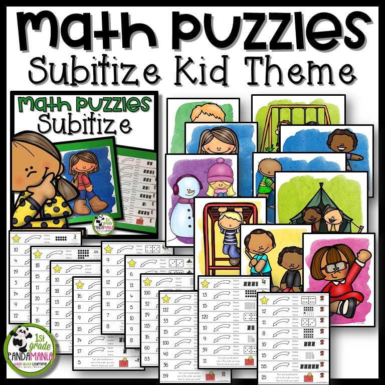Math Picture Puzzles ~ FREEBIE Included! - 1st Grade Pandamania