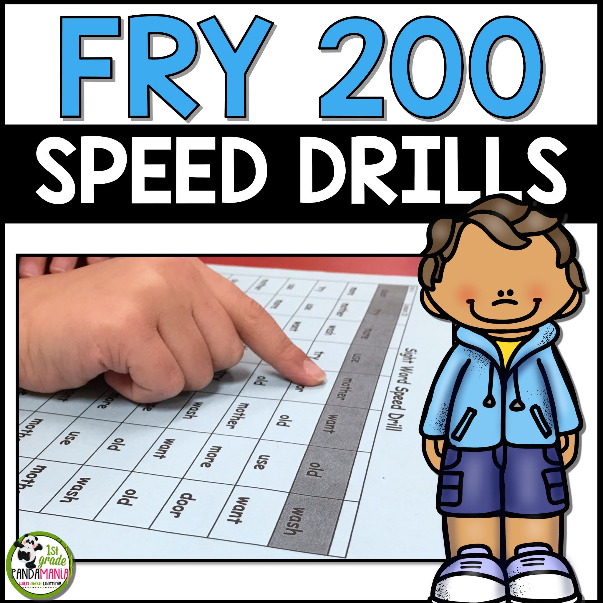 The POWER of Fluency Speed Drills - 1st Grade Pandamania