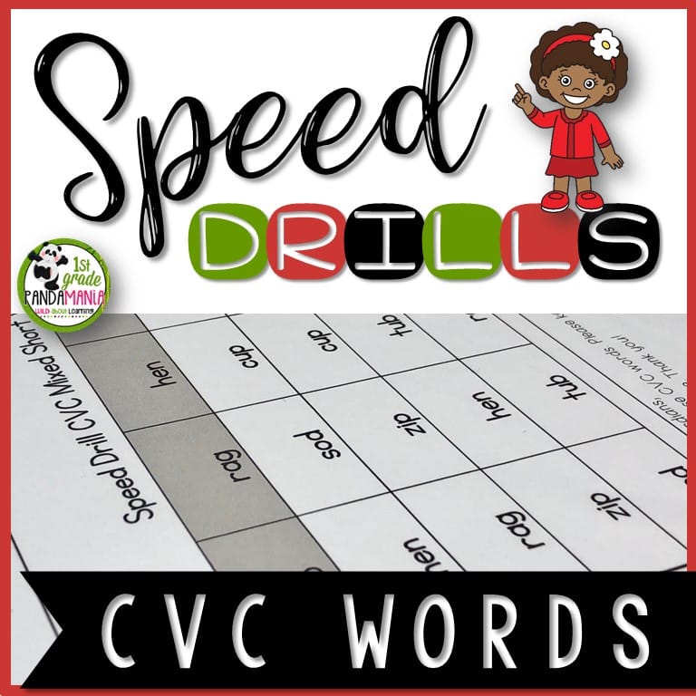 The POWER of Fluency Speed Drills - 1st Grade Pandamania