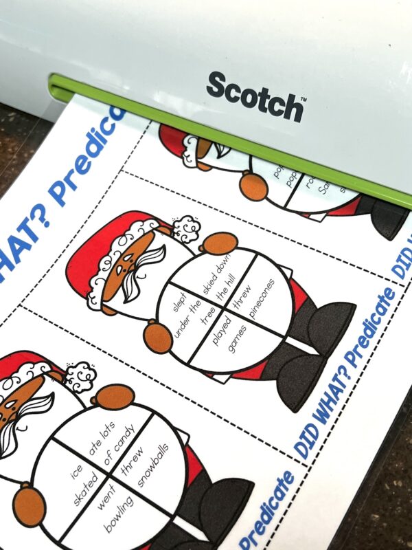 Writing Simple, Silly Holiday Sentences - 1st Grade Pandamania