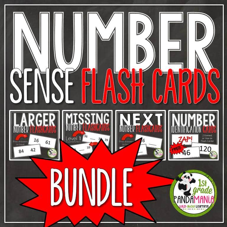 6 Number Sense Math Activities + FREEBIES - 1st Grade Pandamania