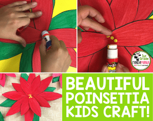 Poinsettia Christmas Craft - 1st Grade Pandamania