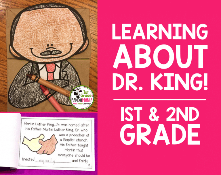 Learning About Dr. King - 1st Grade Pandamania