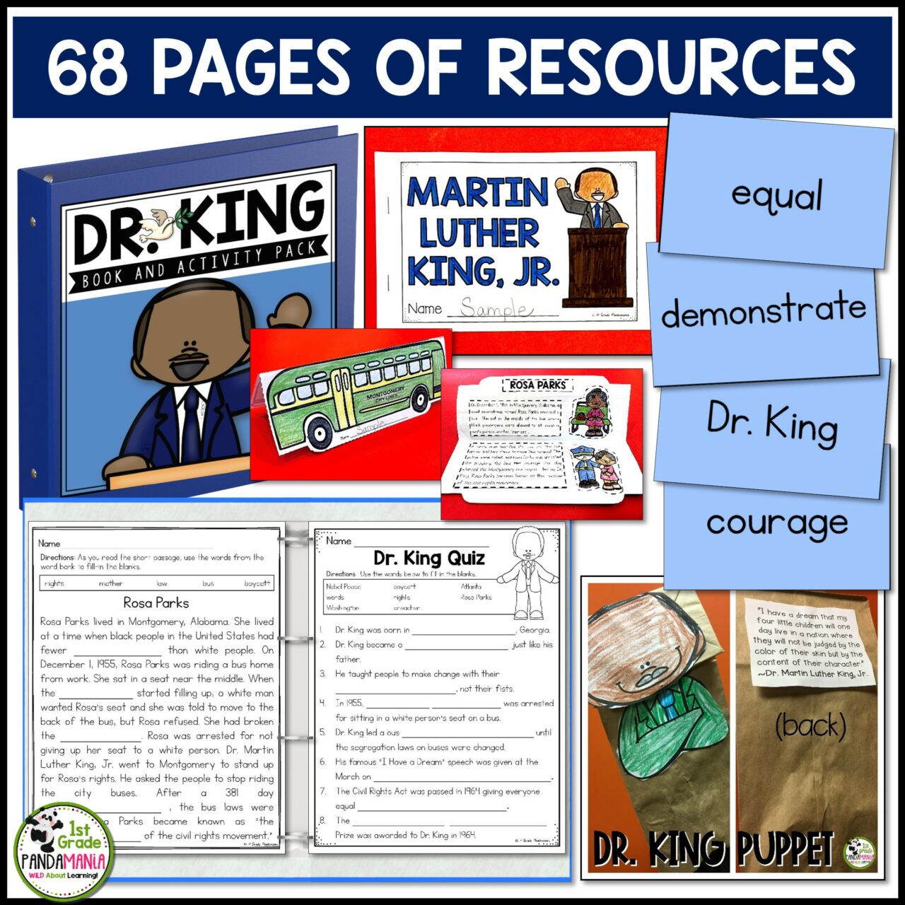 Celebrate The New Year With Activities On Martin Luther King Day | 1st ...