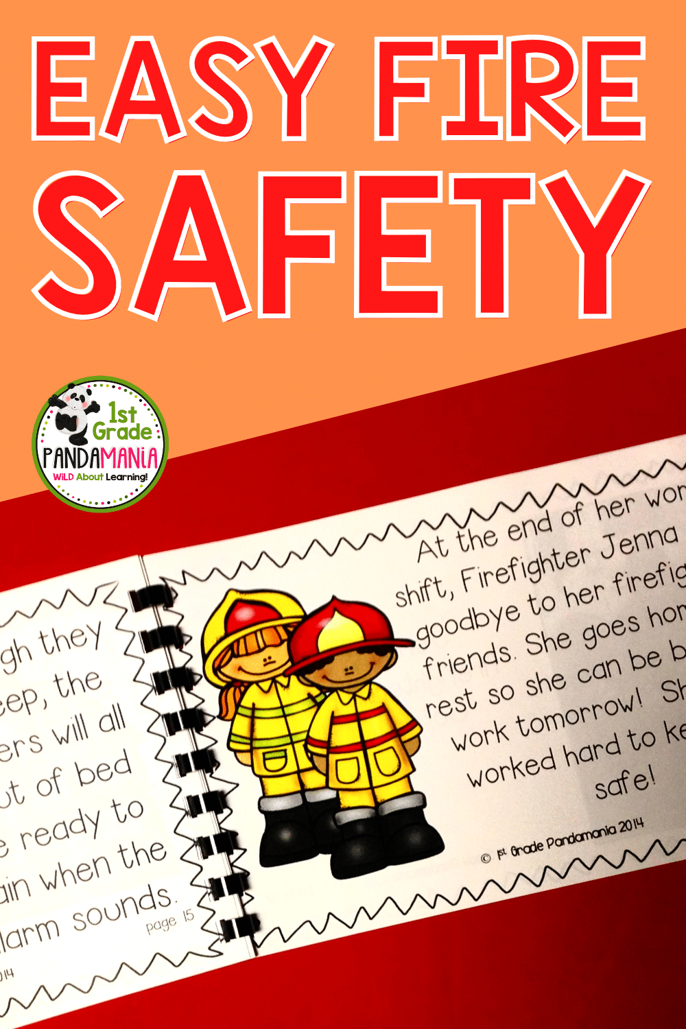Important Fire Safety Tips With Firefighter Jenna | 1st Grade Pandamania
