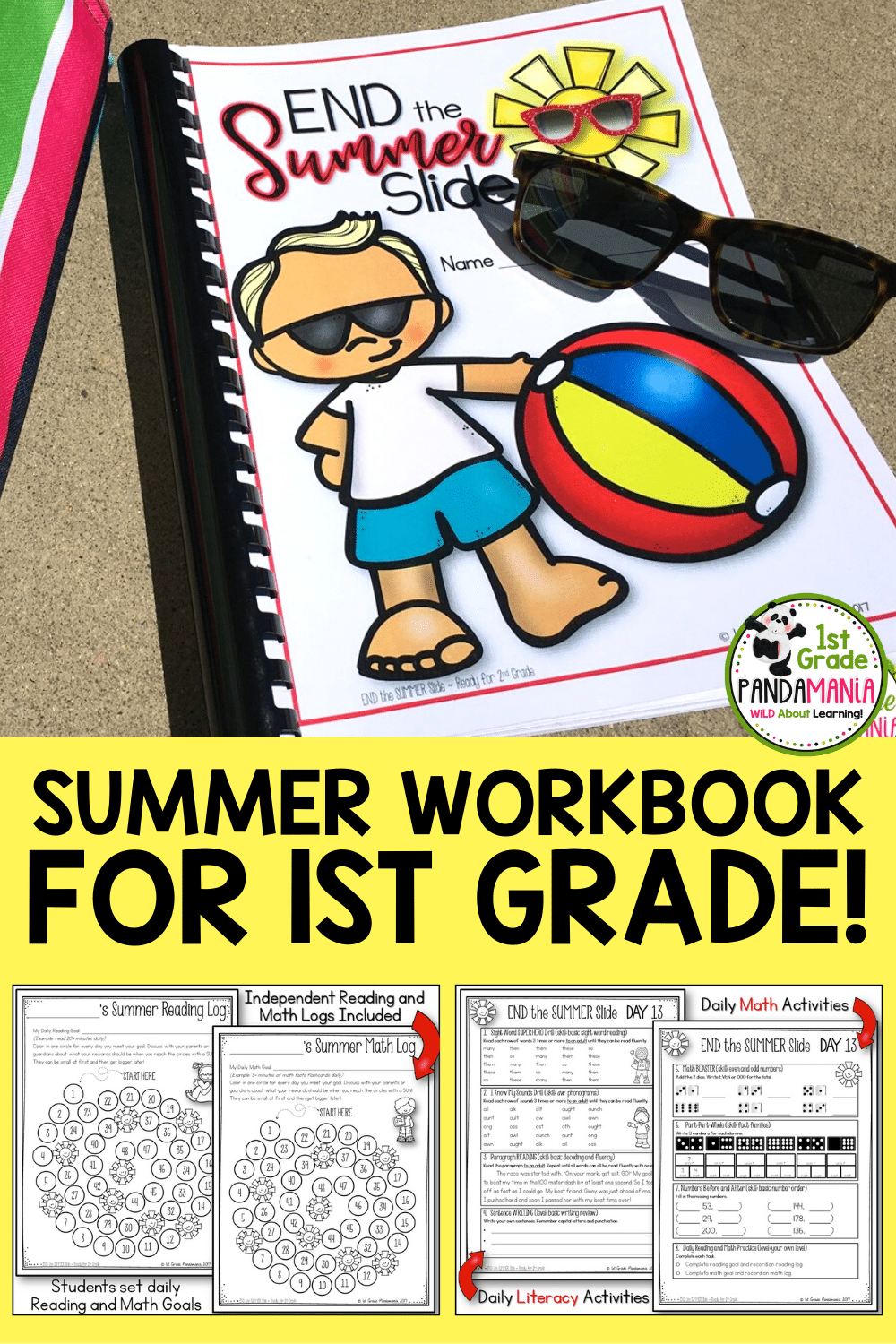 The Best Content-Rich Summer Review Packet + Sampler! | 1st Grade ...