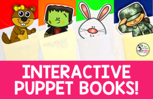 The Most Adorable Pocket Puppet Books + Easy Assembly - 1st Grade ...