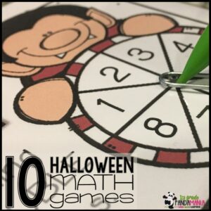 10 Halloween Math Games + FREEBIE! - 1st Grade Pandamania
