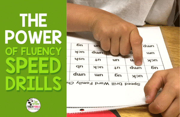 Try The Power Of The Fluency Speed Drill + Sampler! | 1st Grade Pandamania