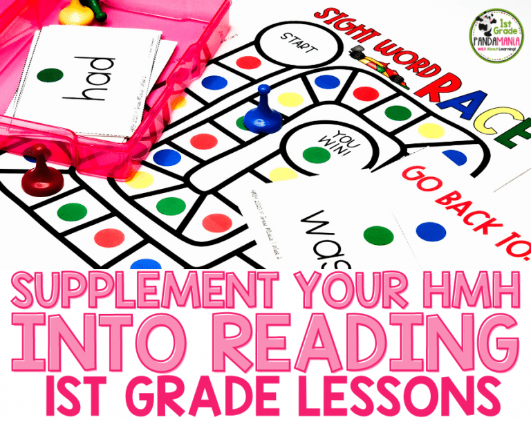 Supplement Your HMH Into Reading Lessons! - 1st Grade Pandamania