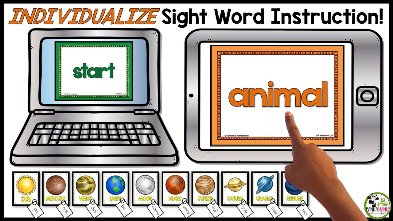 Individualize Your Sight Word Instruction! - 1st Grade Pandamania