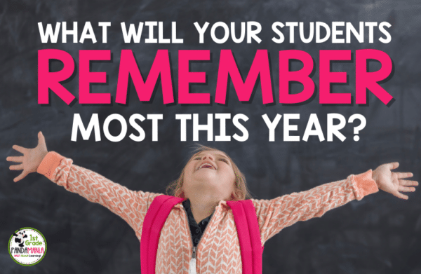 End Of The School Year Memory Book | 1st Grade Pandamania