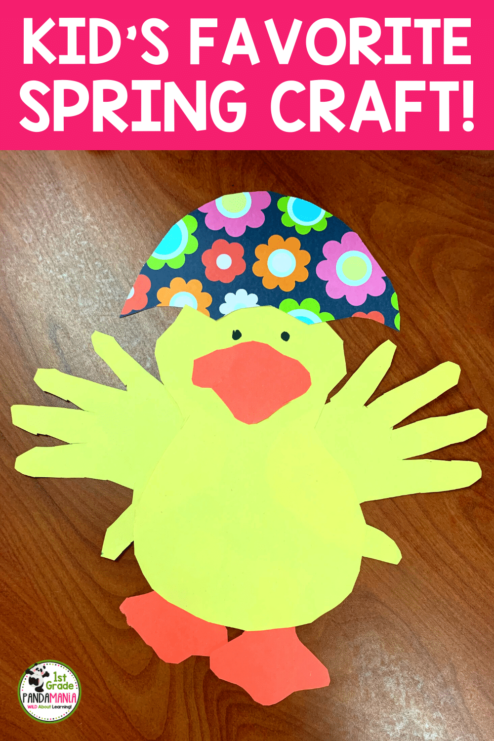 Easy To Make Spring Duck Craft! | 1st Grade Pandamania