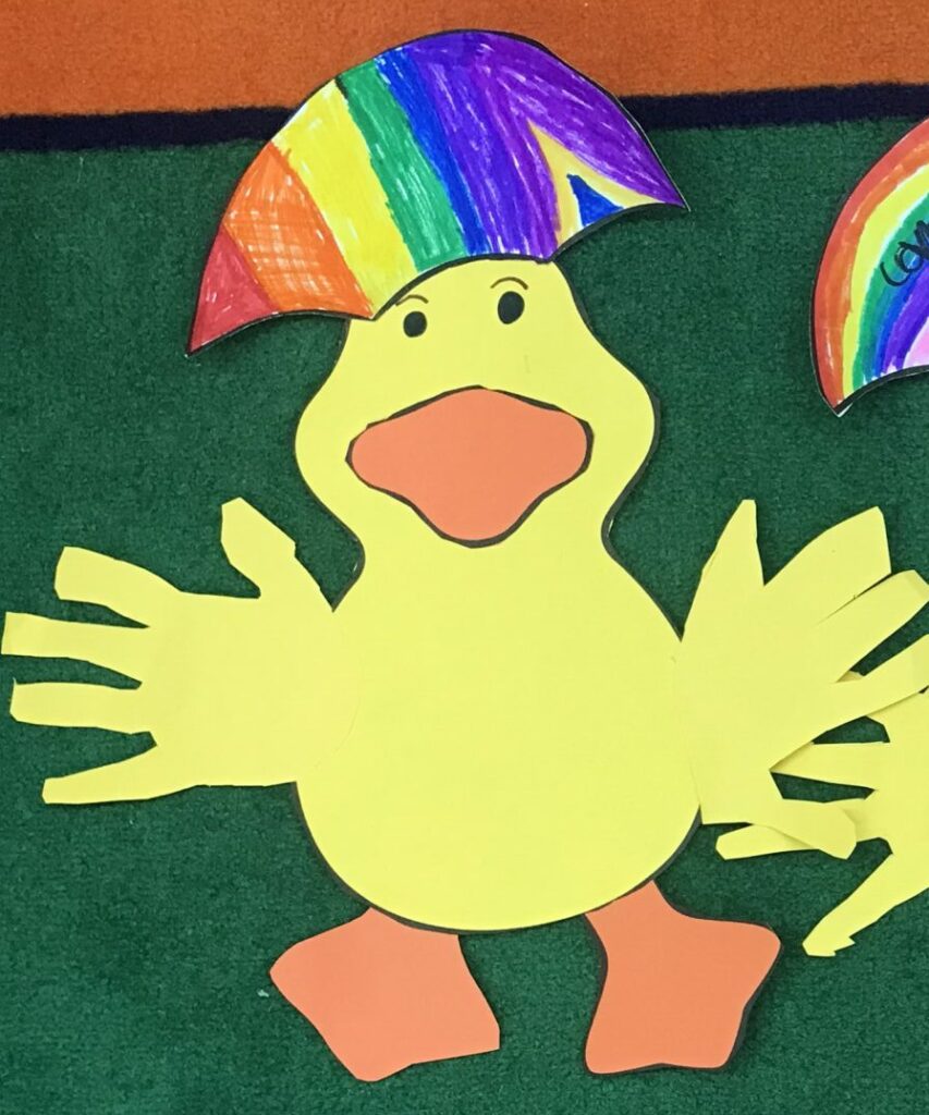 Easy Spring Duck Craft - 1st Grade Pandamania