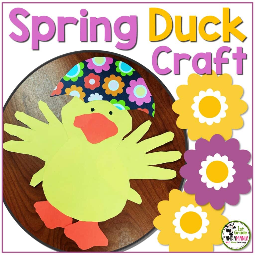 Spring Craft For Kindergarten And 1st Grade Duck With Umbrella Craft ...