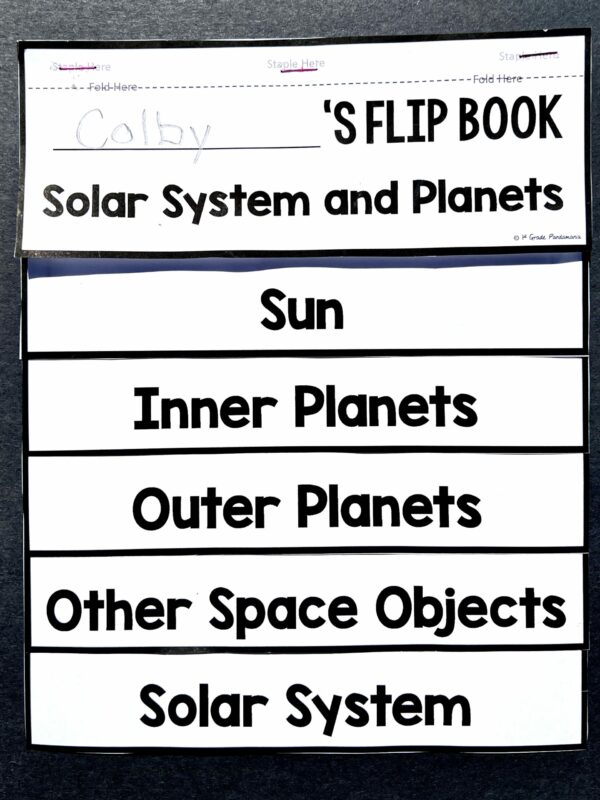 Easy Solar System Activities Packet For 1st, 2nd, And 3rd Grades! | 1st ...