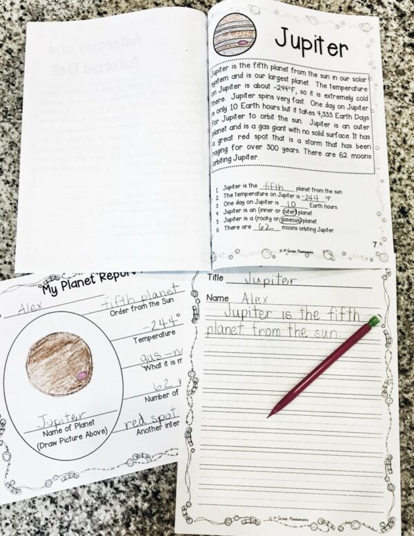 Easy Solar System Activities Packet For 1st, 2nd, And 3rd Grades! | 1st ...