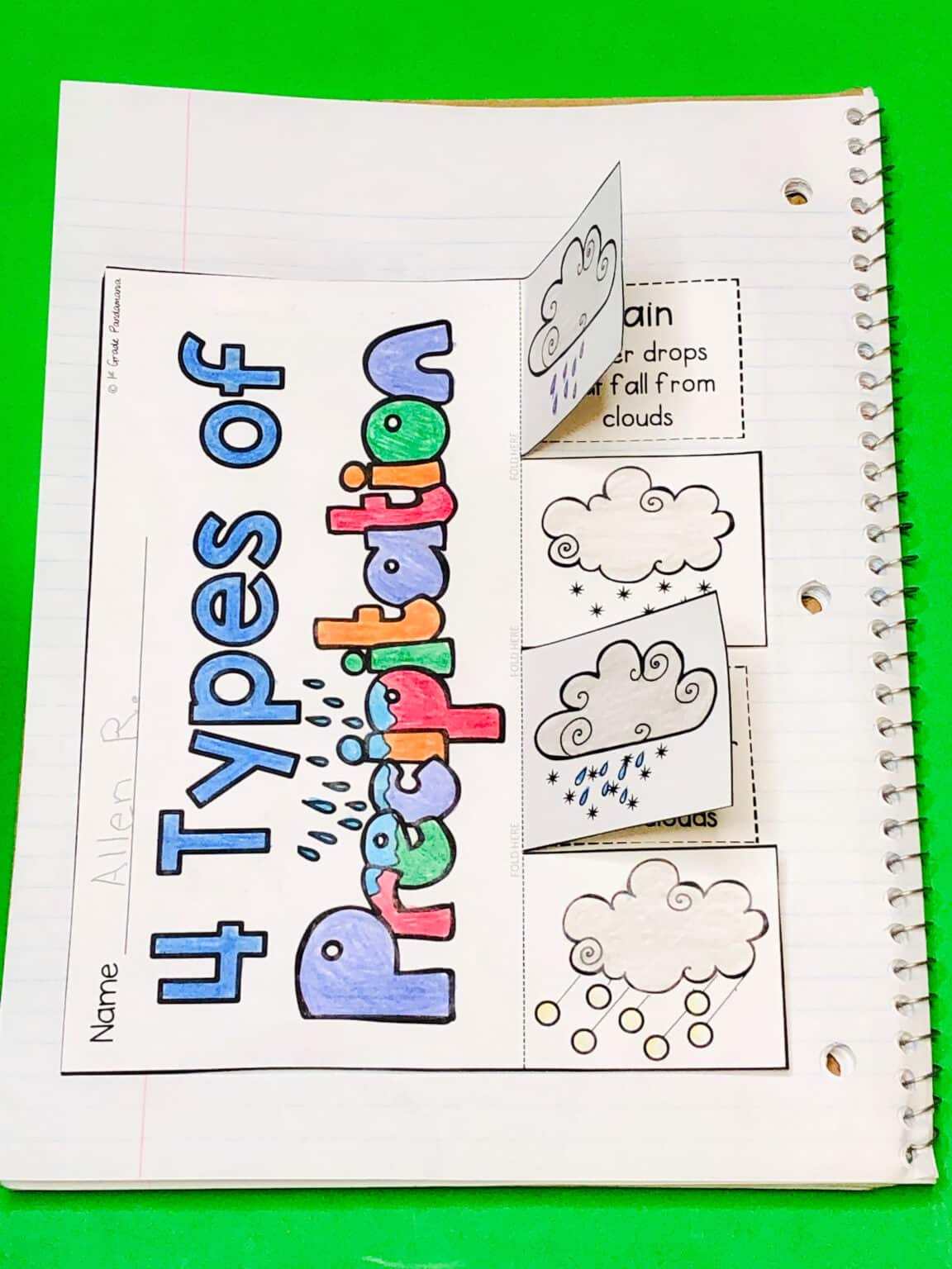 FREE Water Cycle Activity With Science Lesson Plan | 1st Grade Pandamania