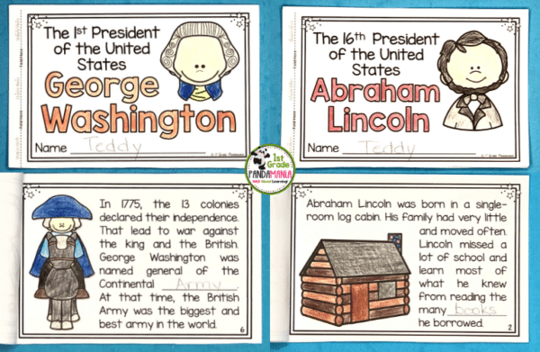 FREEBIE Sampler Of My Presidents' Day Activities Pack! | 1st Grade ...