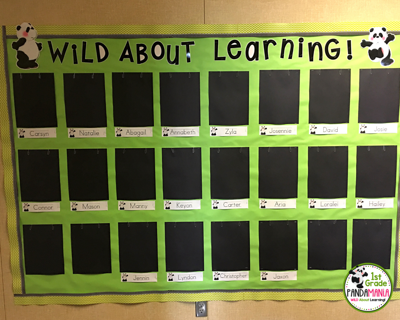 The Best Panda-Themed Decor and Organization for 1st Grade - 1st Grade ...