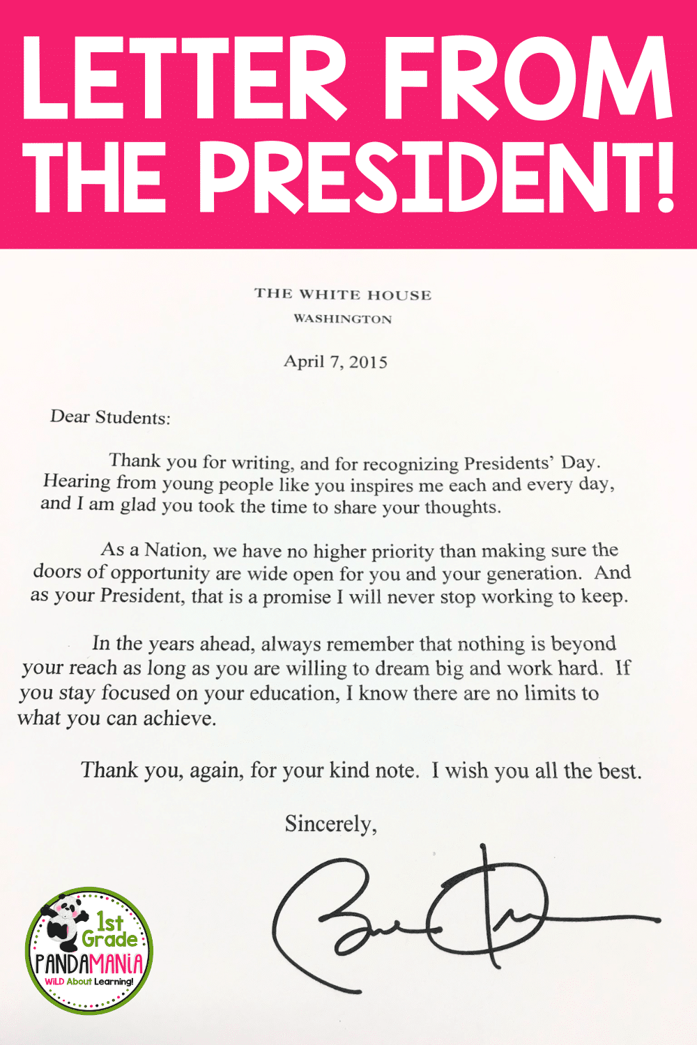 FREEBIE Sampler of My Presidents' Day Pack! - 1st Grade Pandamania