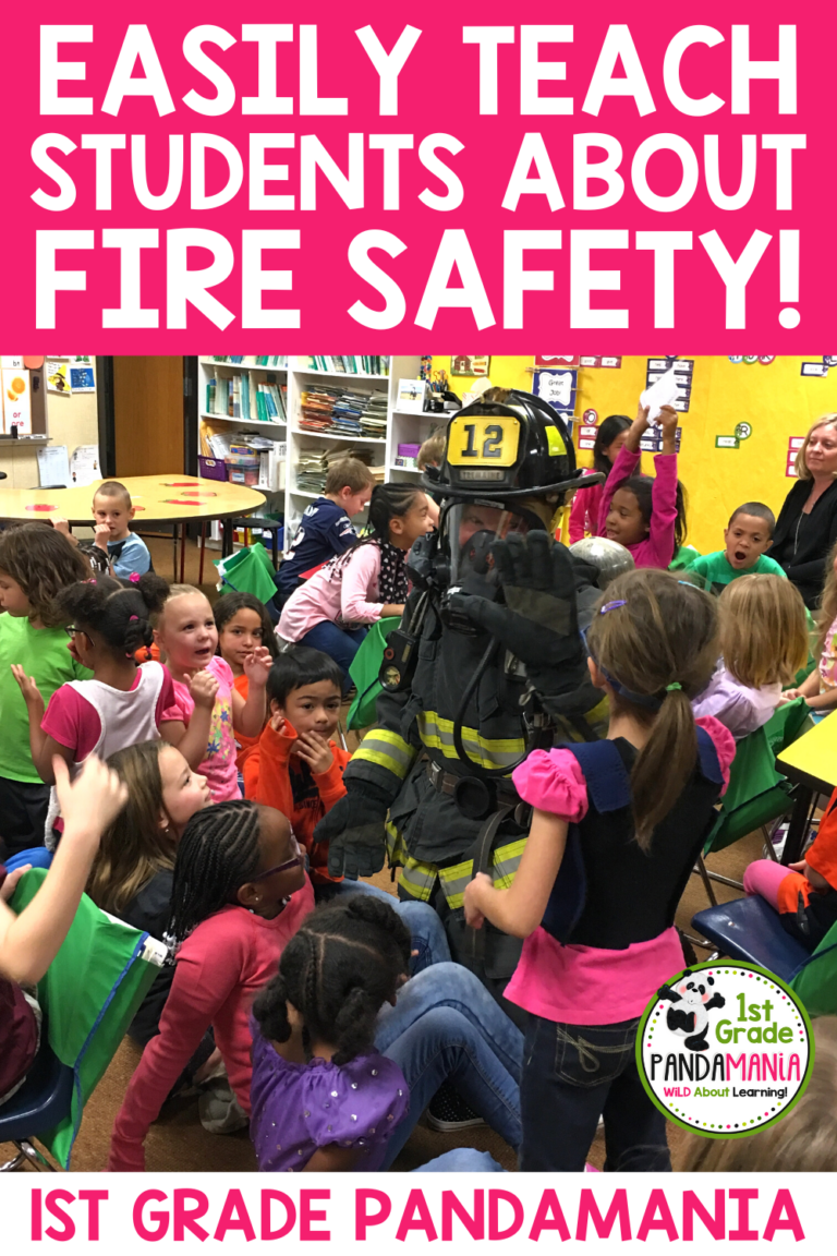 Important Fire Safety with Firefighter Jenna - 1st Grade Pandamania
