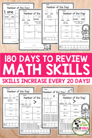 How To Practice Essential Math Skills Daily! | 1st Grade Pandamania