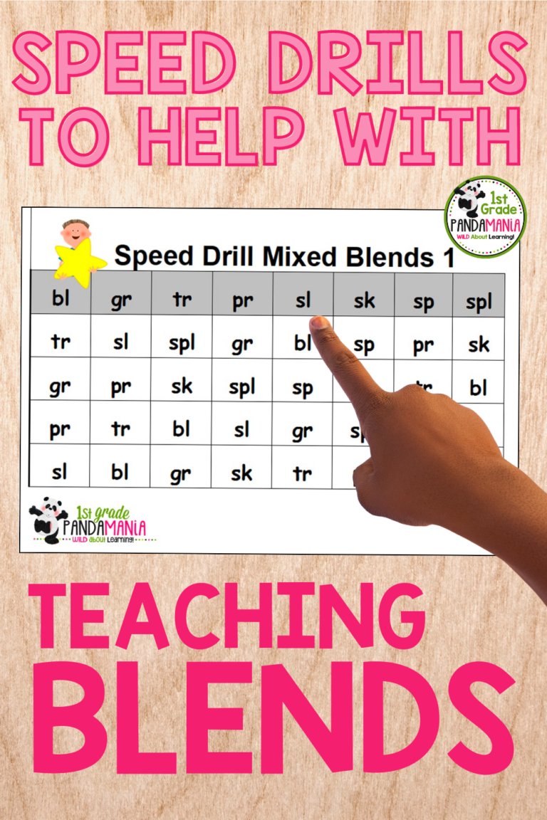 6 Helpful Tips To Use When Teaching Blends + FREEBIE - 1st Grade Pandamania