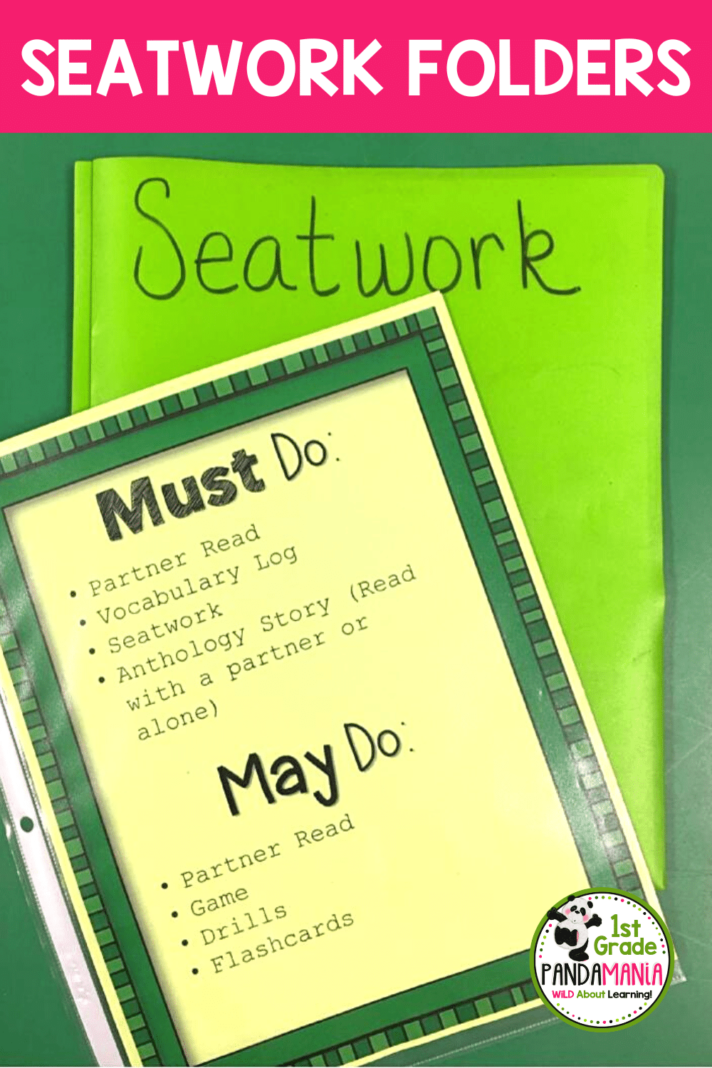 Must Do May Do: The Best Reading Center Hack | 1st Grade Pandamania