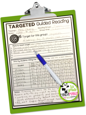 How to: TARGETED Guided Reading - 1st Grade Pandamania