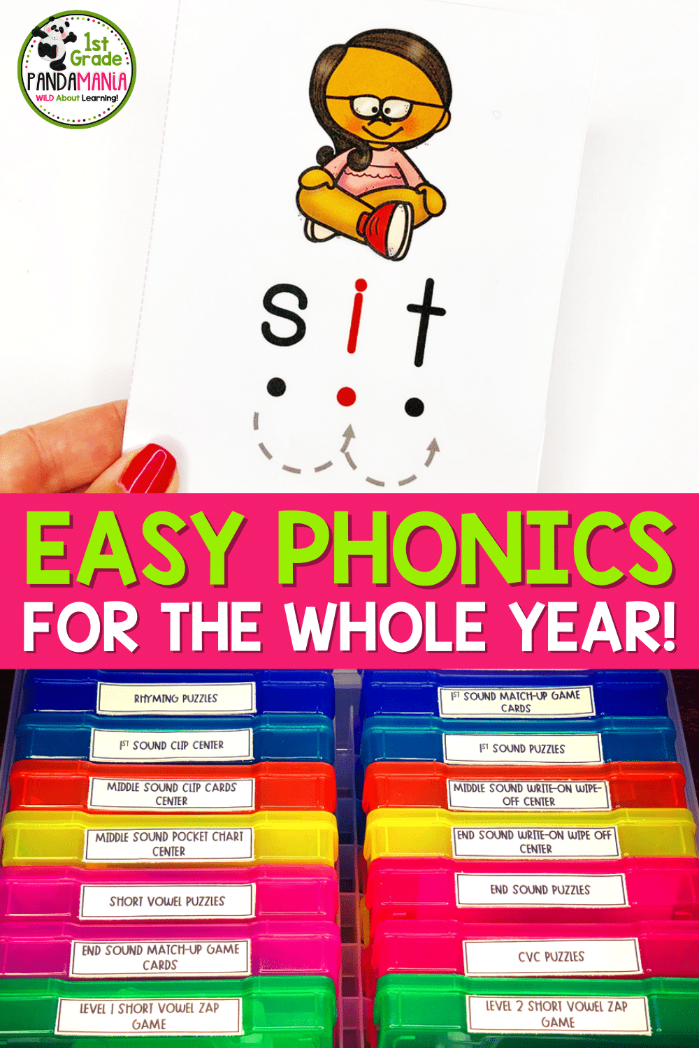 Targeted Phonics Must Dos And May Dos For The Year! | 1st Grade Pandamania