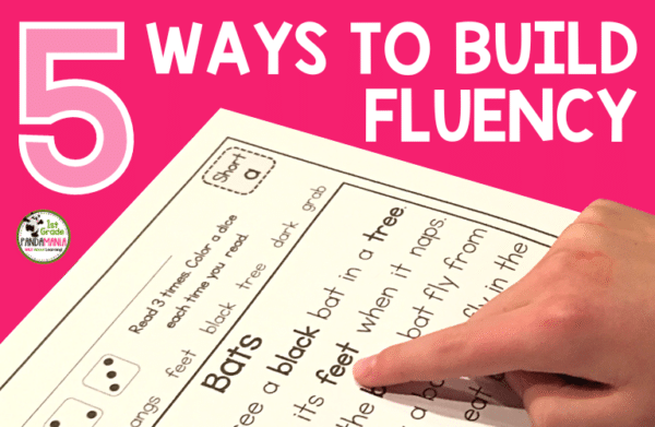 5 Ways To Build Reading Fluency Now! | 1st Grade Pandamania
