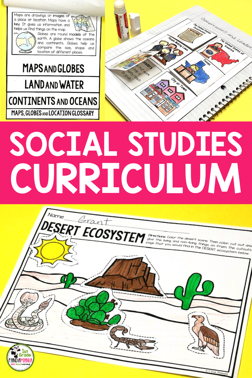 Social Studies Curriculum & Units Bundle For 1st And 2nd Grades | 1st ...
