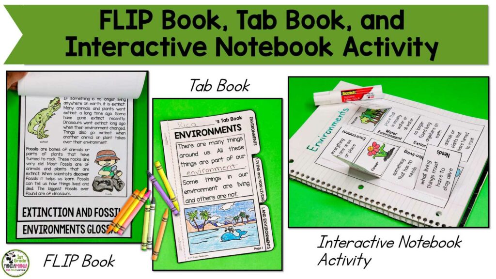 Living And Non-Living Things Characteristics And Environments Primary ...