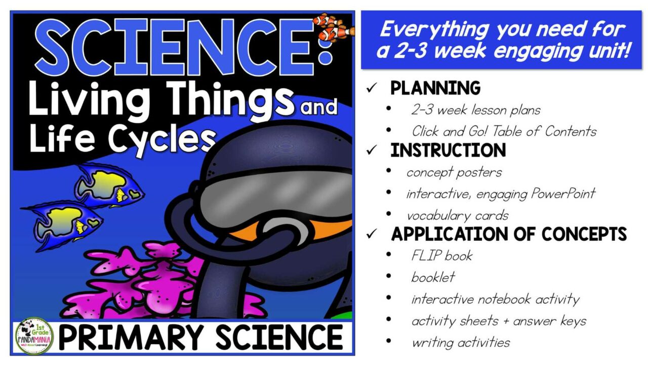 Living Things Characteristics And Life Cycles Of Plants And Animals ...