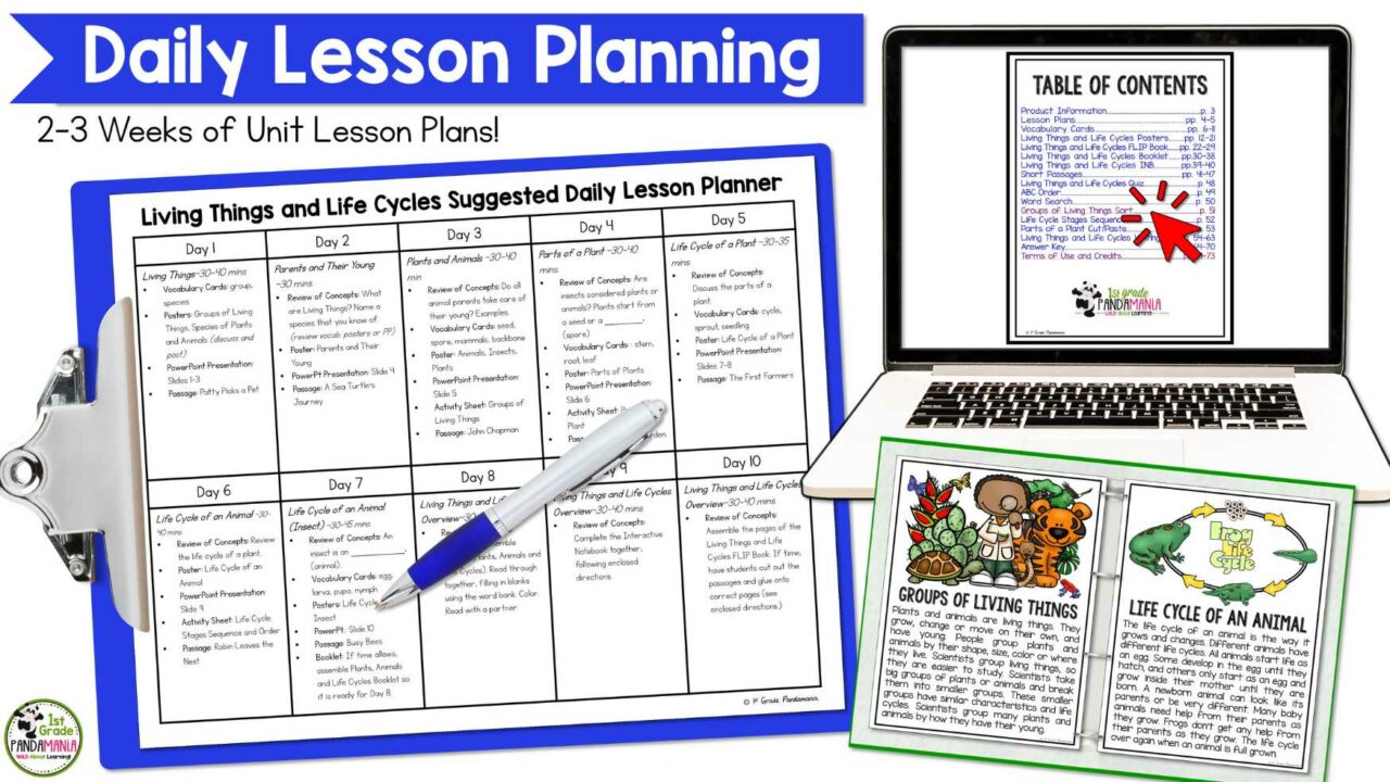 Living Things Characteristics And Life Cycles Of Plants And Animals ...