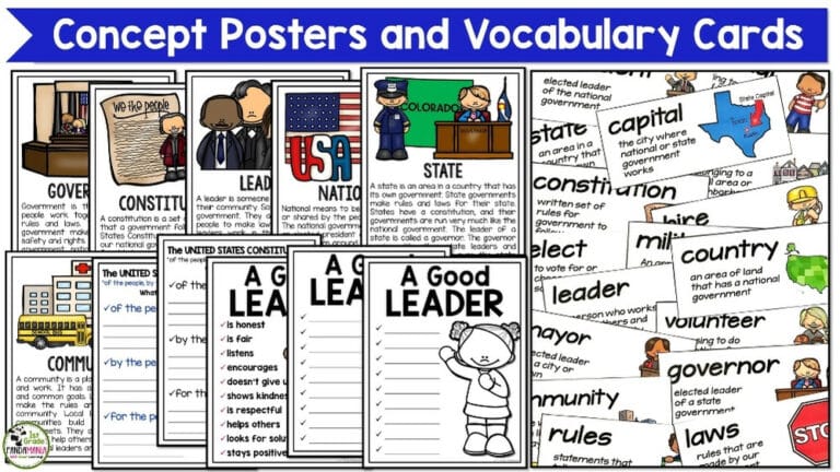 Government And Leaders Social Studies Civics Unit (FLIP Book INCLUDED ...