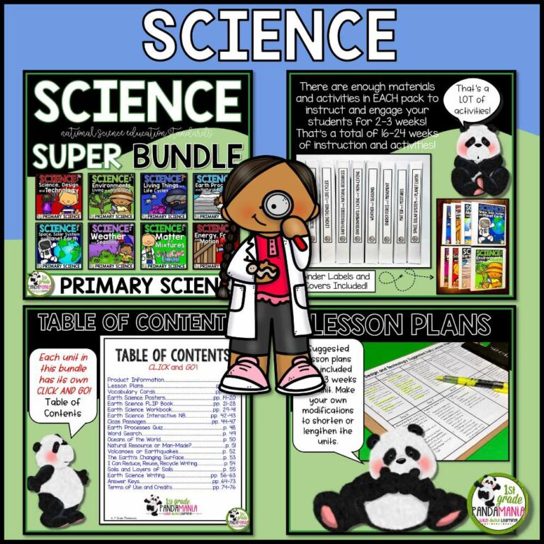 Science And Social Studies Curriculum And Units BUNDLE For 1st And 2nd ...