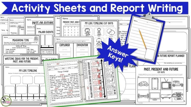 Past, Present, And Future Social Studies History Unit | 1st Grade ...