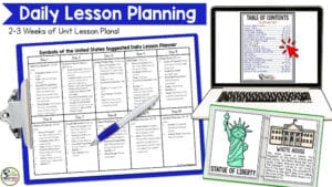 U.S. Symbols Patriotic American Symbols Social Studies Civics Unit (w ...