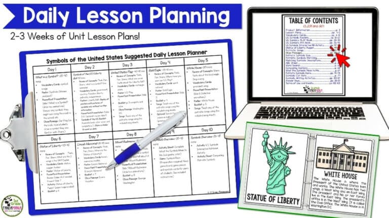 U.S. Symbols Patriotic American Symbols Social Studies Civics Unit (w ...