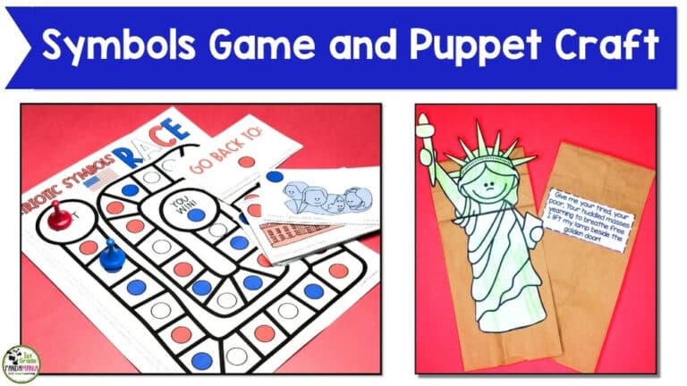 U.S. Symbols Patriotic American Symbols Social Studies Civics Unit (w ...